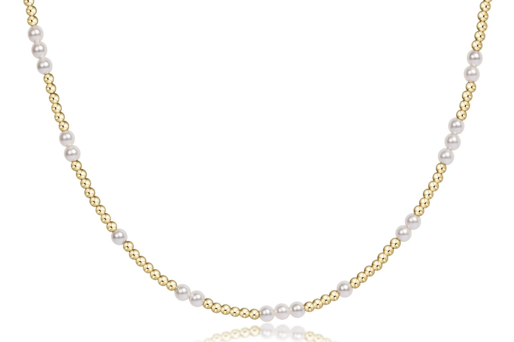 17” Choker Hope Unwritten 3mm Pearl – The Brave Company